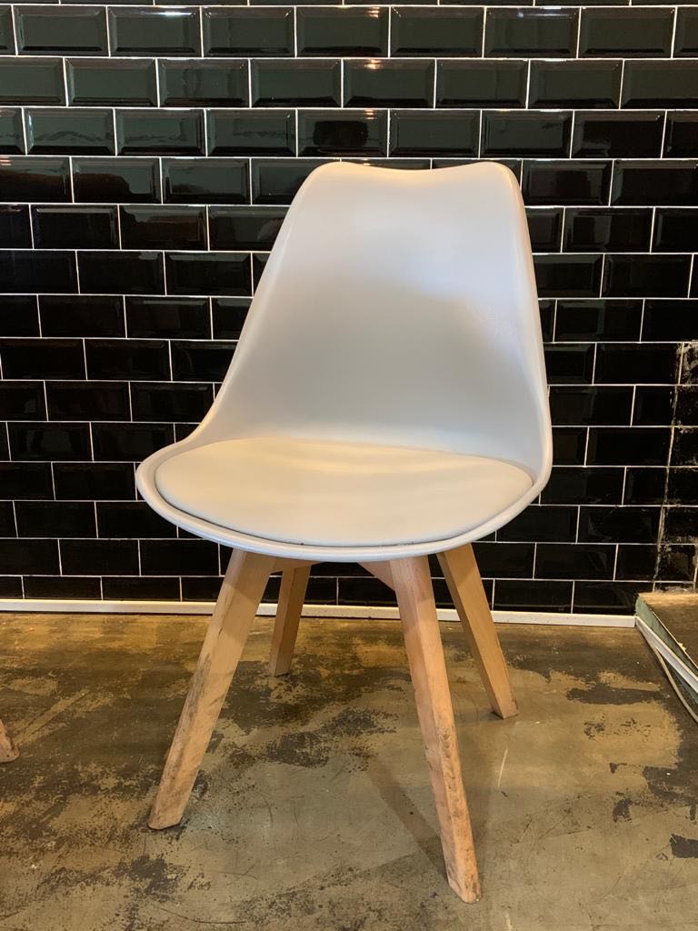 Eames DSW look alike armless chair, Furniture & Home Living, Furniture ...
