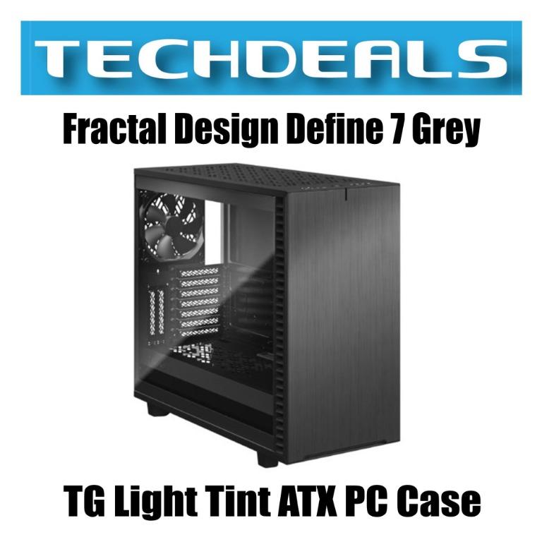 Fractal Design Define 7 Grey TG Light Tint PC Case, Computers & Tech ...