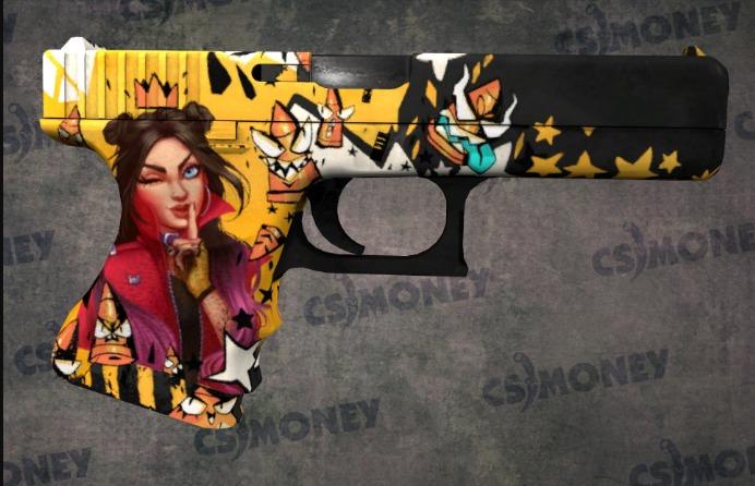 Glock 18 Bullet Queen FT CSGO, Video Gaming, Gaming Accessories, Game ...