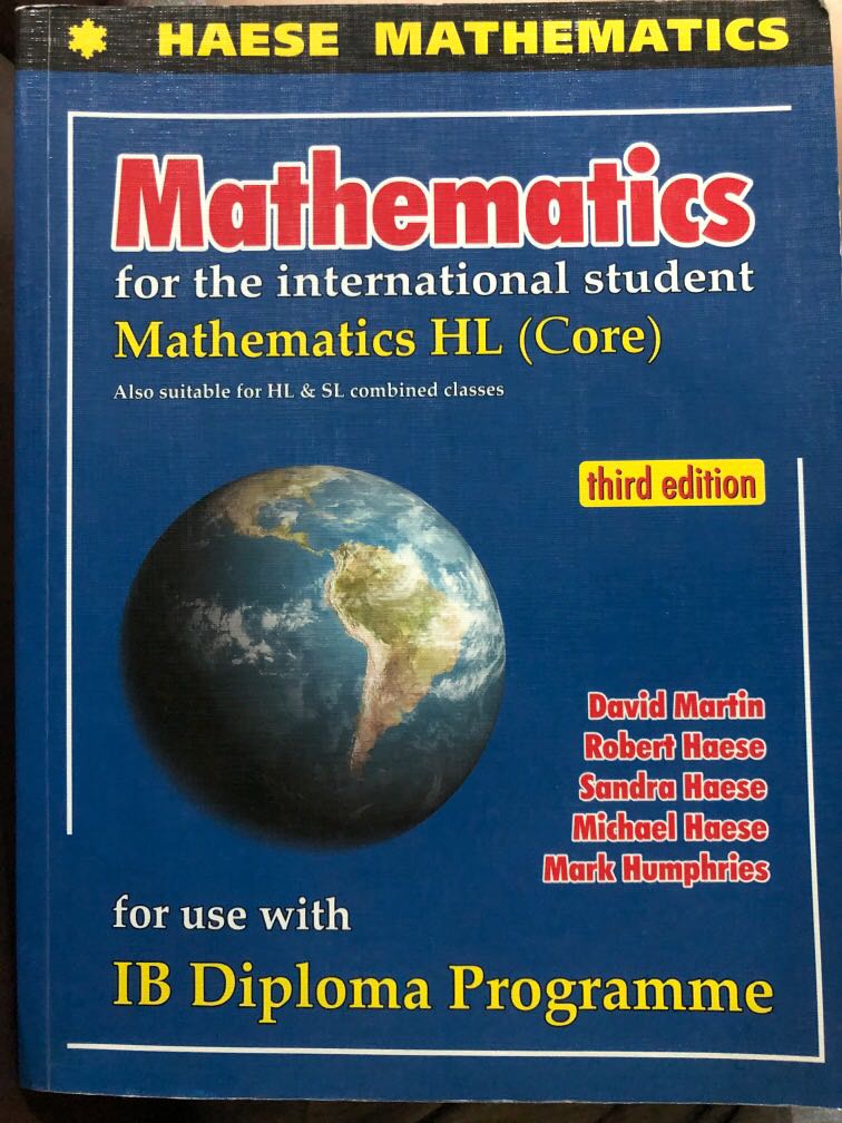 IB HL Math textbook CORE, Hobbies & Toys, Books & Magazines, Textbooks ...