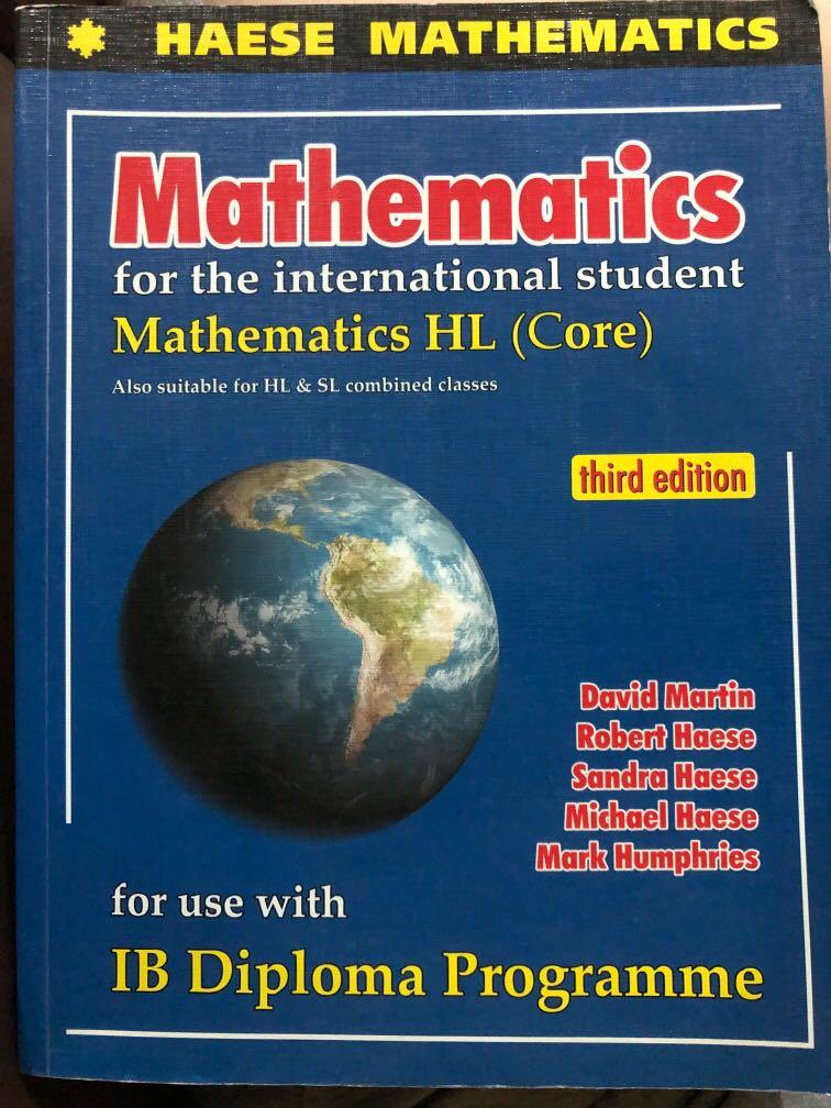 IB HL Math textbook CORE, Hobbies & Toys, Books & Magazines, Textbooks ...