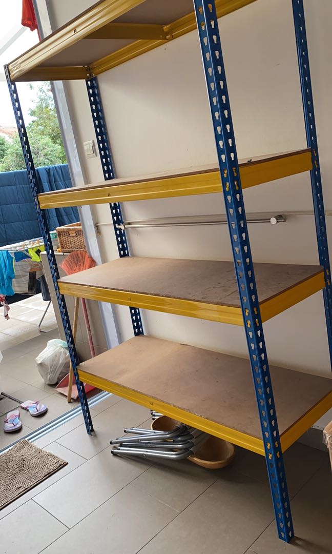 Industrial strength storage shelves, Furniture & Home Living, Furniture ...