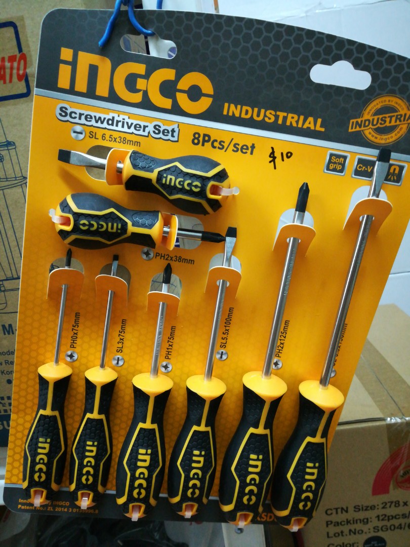 INGCO Screwdriver Set, Everything Else on Carousell