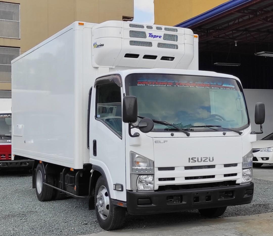 Isuzu Elf Reefer Van 14ft. wide body, Special Vehicles, Heavy Vehicles ...
