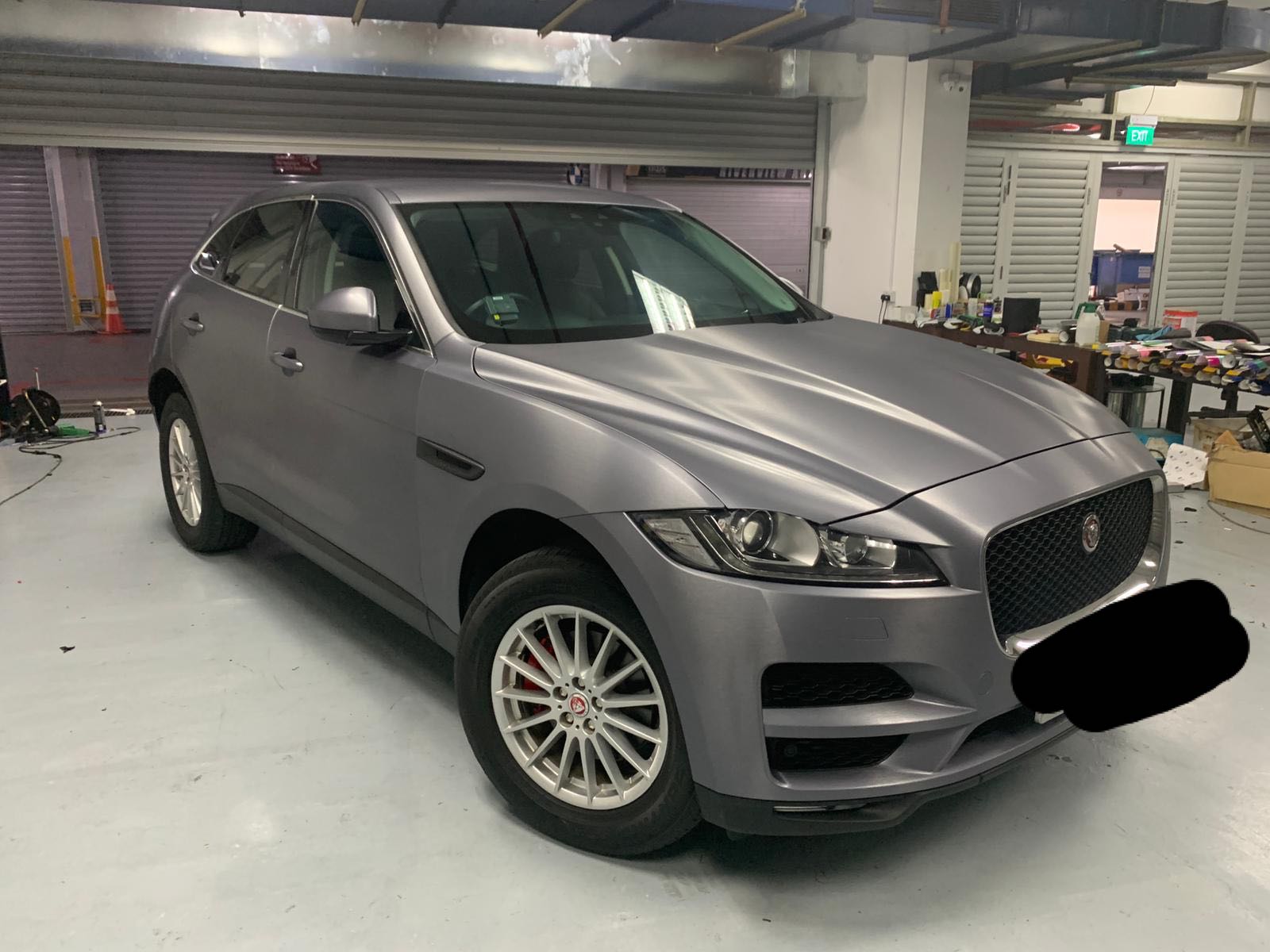 Jaguar F-PACE steel brushed full wrap, Car Accessories, Accessories on ...