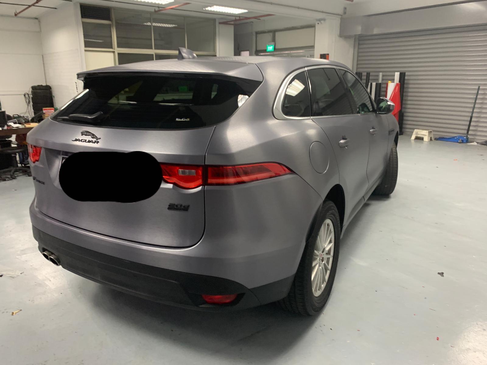 Jaguar F-PACE steel brushed full wrap, Car Accessories, Accessories on ...