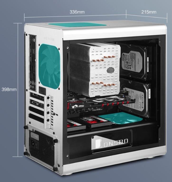 Jonsbo RM3 AURA case RGB version ITX MATX, Computers & Tech, Parts ...