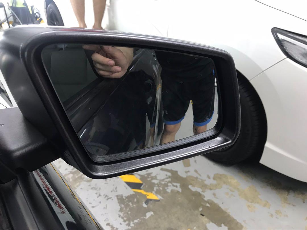 Mercedes C180 side mirror side wrap, Car Accessories, Accessories on ...