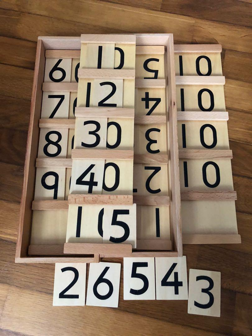 Montessori Teens Board and Tens Board with Casing, Everything Else on ...