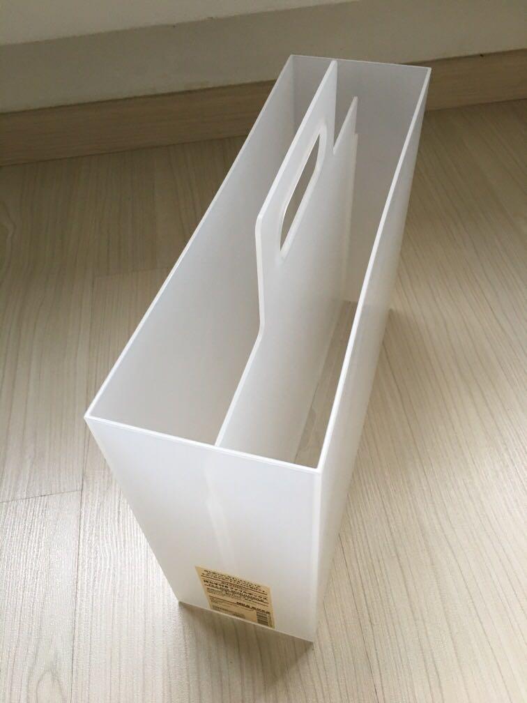 MUJI File Storage with handle, Hobbies & Toys, Stationery & Craft ...