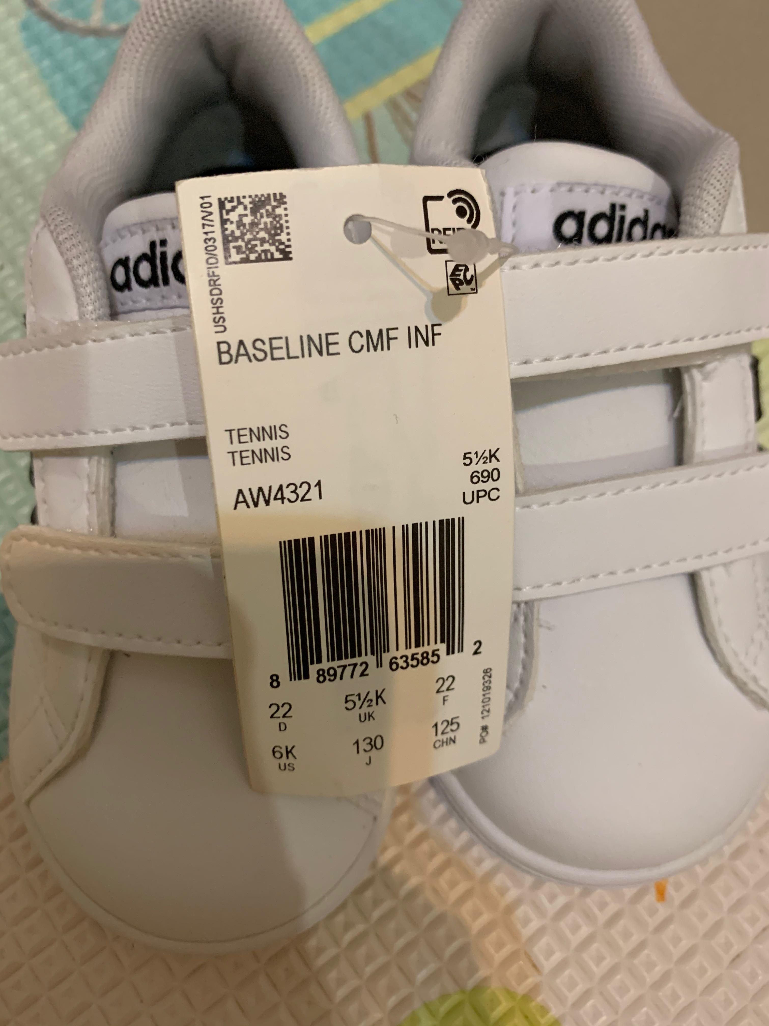 NEW ADIDAS BASELINE CMF SPORT SHOES SNEAKER, Babies & Kids, Babies ...