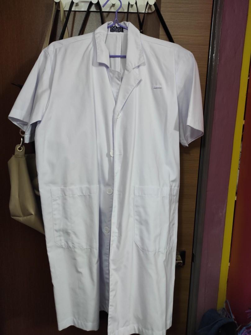 NUS Lab Coat (Short Sleeve), Men's Fashion, Coats, Jackets and ...