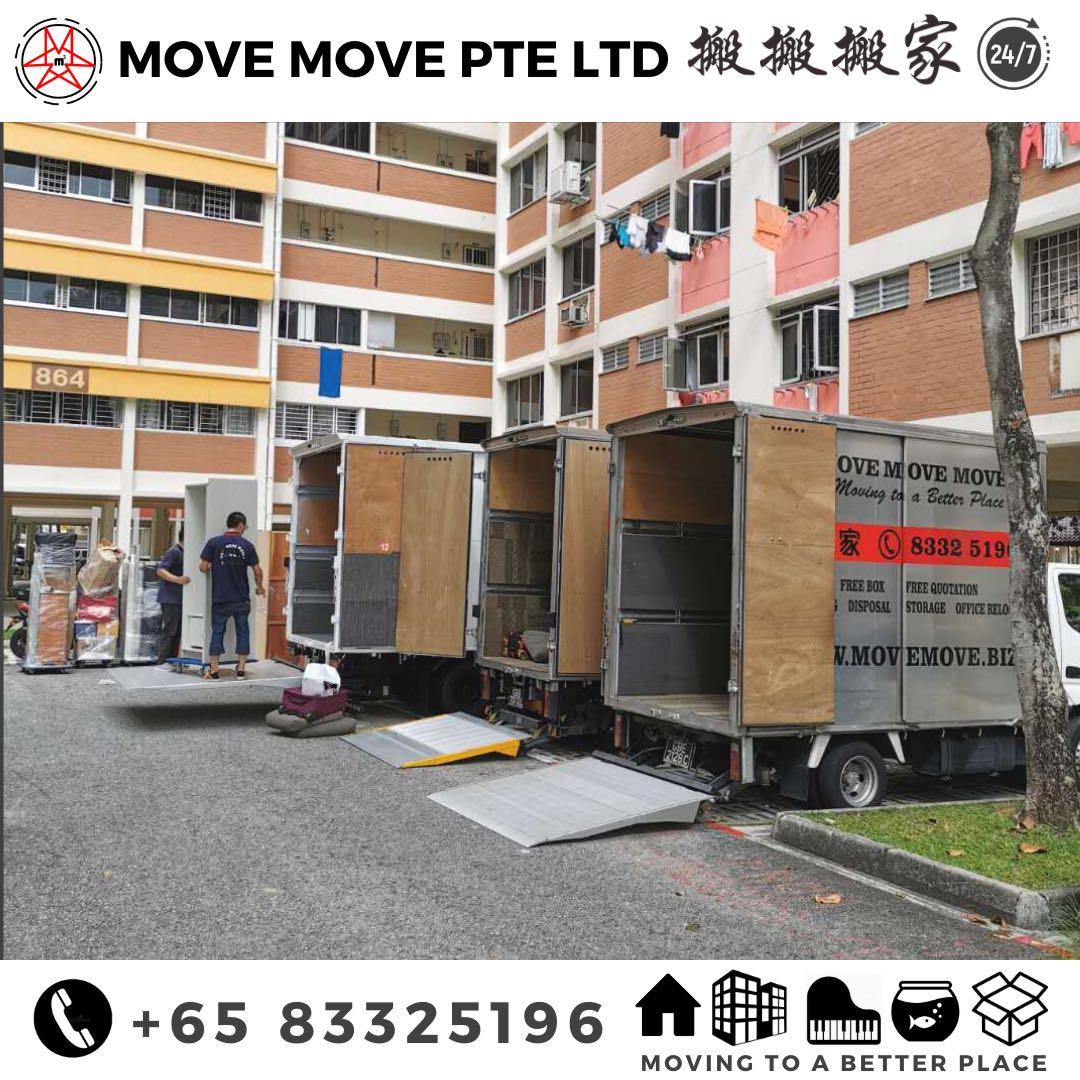 BEST HOUSE MOVING SERVICES SINGAPORE 🇸🇬 Professional 14ft lorry movers pls call 83325196 ...