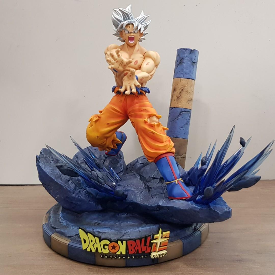 Rare UI Goku Dragon Ball Super DBS Ultra Instinct Statue, Hobbies ...