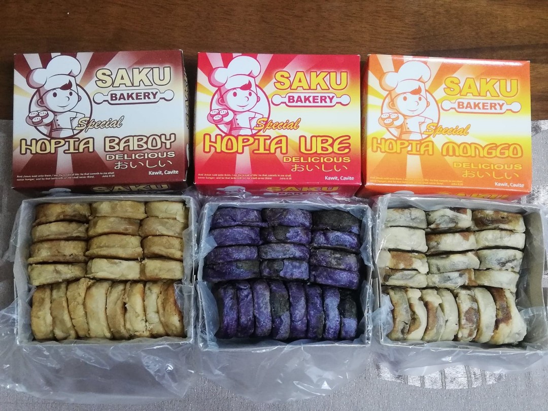 Saku Hopia - Munggo, Ube, Baboy Flavor, Food & Drinks, Local Eats on ...