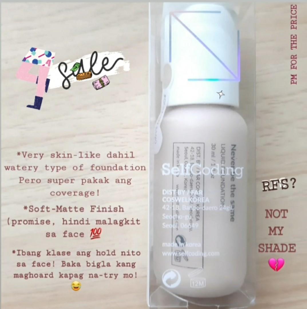 SELFCODING FOUNDATION ( Asa pic na ang description), Beauty & Personal ...