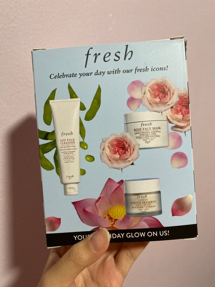 Sephora Gold member fresh birthday set, Beauty & Personal Care, Face ...