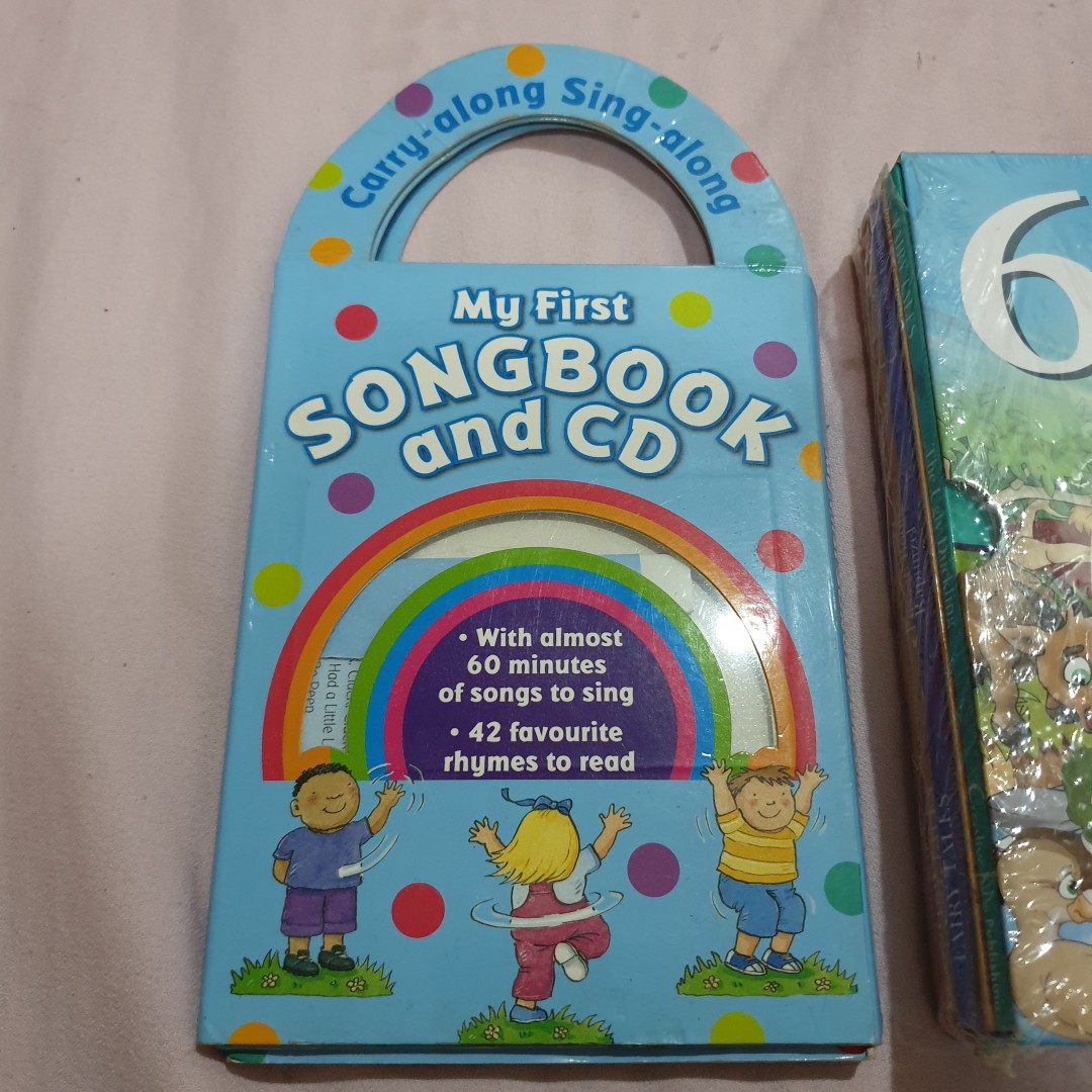 Set of 2 Story Books with CD, Hobbies & Toys, Books & Magazines ...