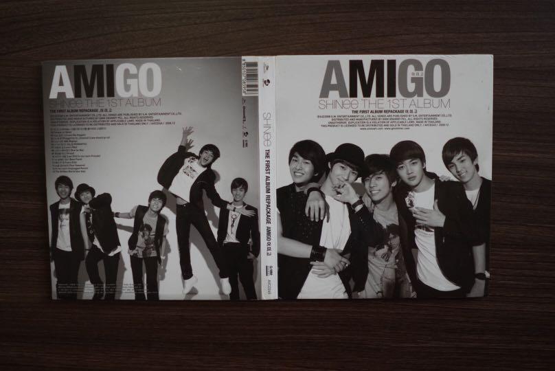 SHINee The 1st Album Repackage - Amigo [USED], K-Wave di Carousell