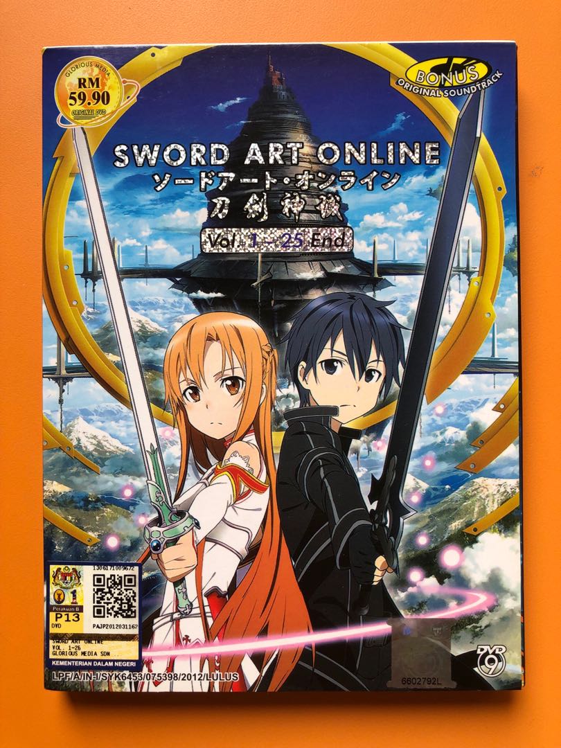Sword art online sao dvd anime, Hobbies & Toys, Music & Media, CDs ...