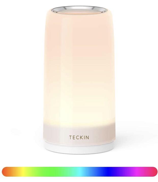 Table lamp LED Touch Lamp Dimmable RGB Changing Color, Furniture & Home ...