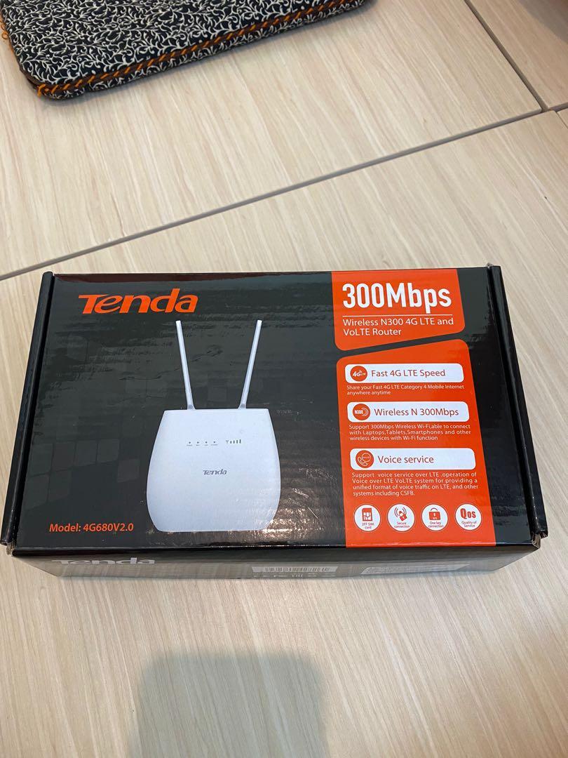 Tenda N300 Wi-Fi 4G LTE Router 4G680 V2.0, 電腦＆科技, 電腦周邊及配件, Wifi及上網相關產品 ...