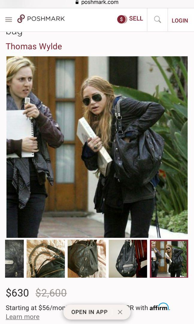 Thomas Wylde tas skull bag THOMAS WYLDE Black Leather Skull Duffle ...