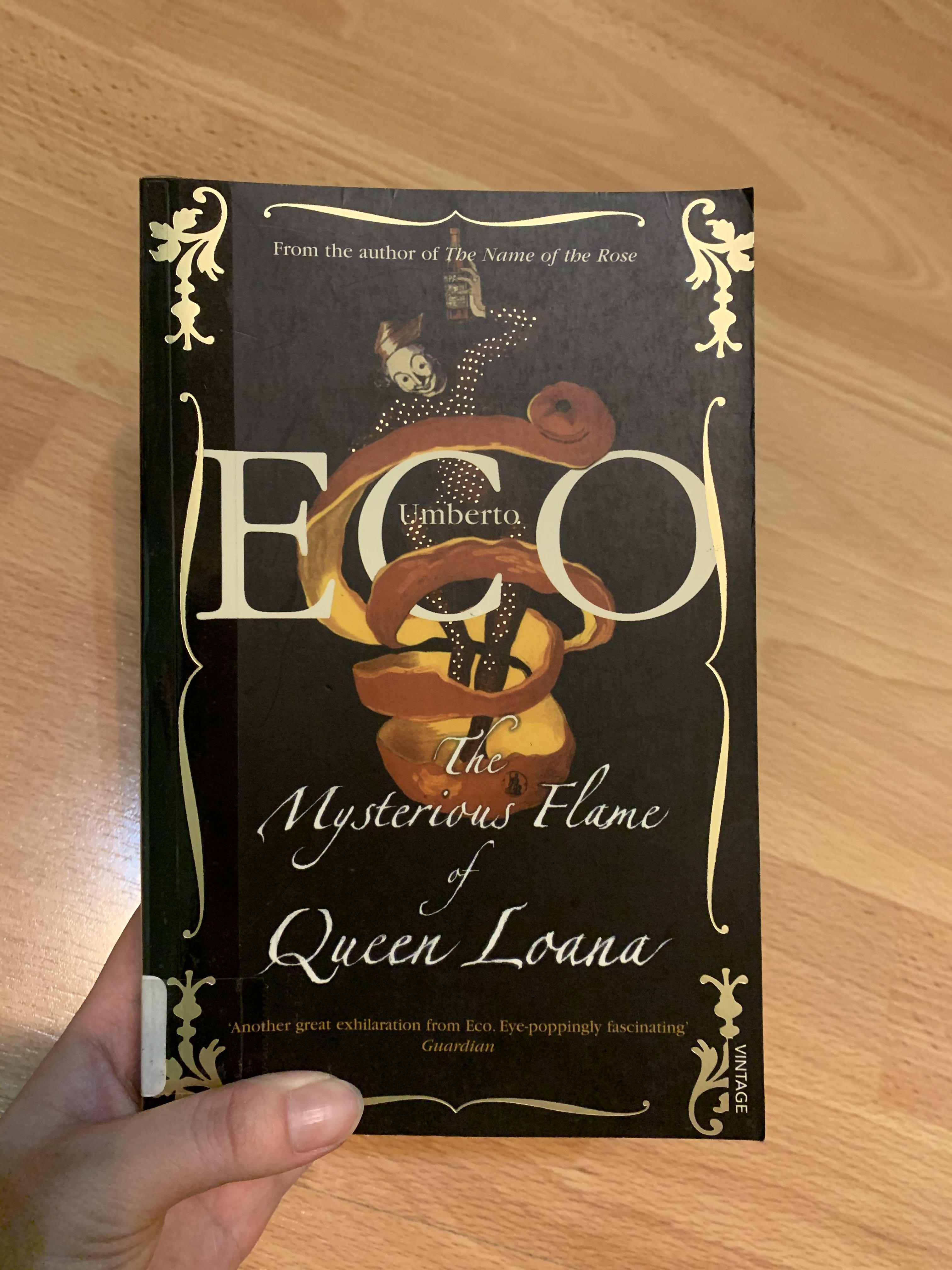 umberto eco - the mysterious flame of queen loana, Hobbies & Toys ...