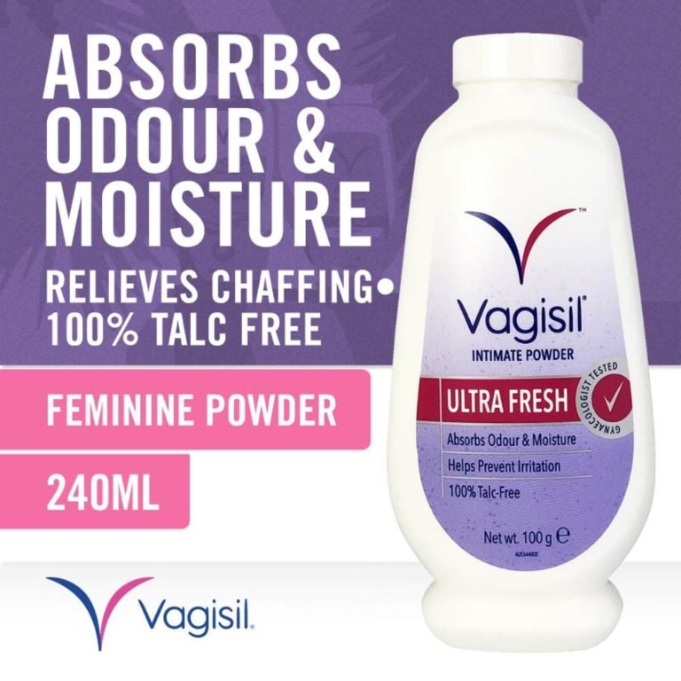 Vagisil Fresh Plus Intimate Powder, Health & Nutrition, Health ...
