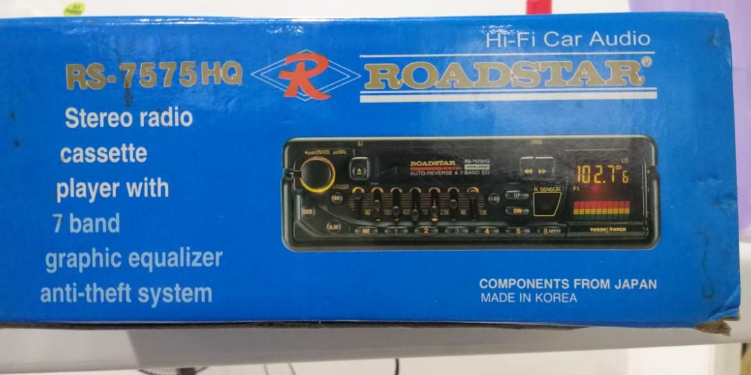 Vintage Roadstar Car Stereo, Audio, Portable Music Players on Carousell