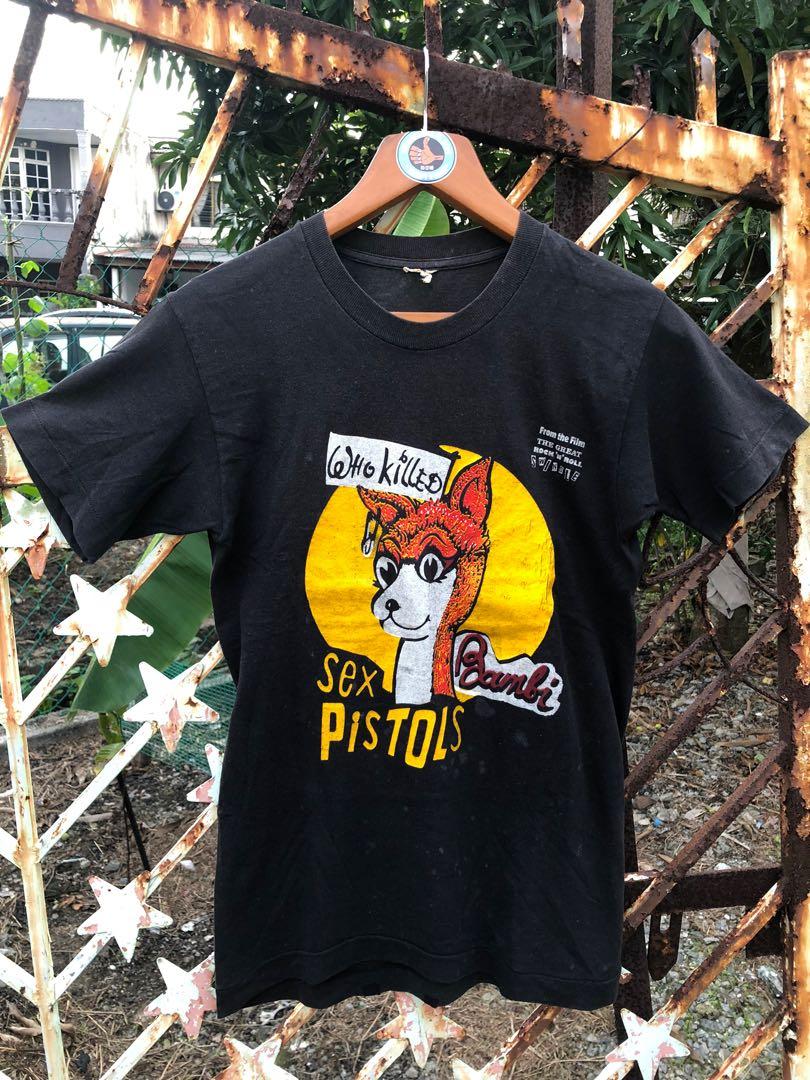 Vintage Sex Pistols Who Killed Bambi Mens Fashion Tops And Sets