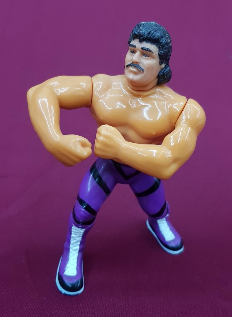WWF Ravishing Rick Rude with Rude Awakening Headlock action (1990 ...