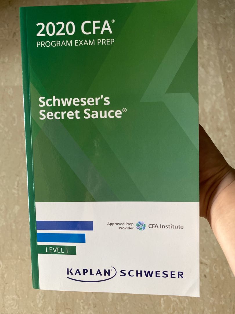 2020 CFA Level 1 Secret Sauce, Hobbies & Toys, Books & Magazines ...