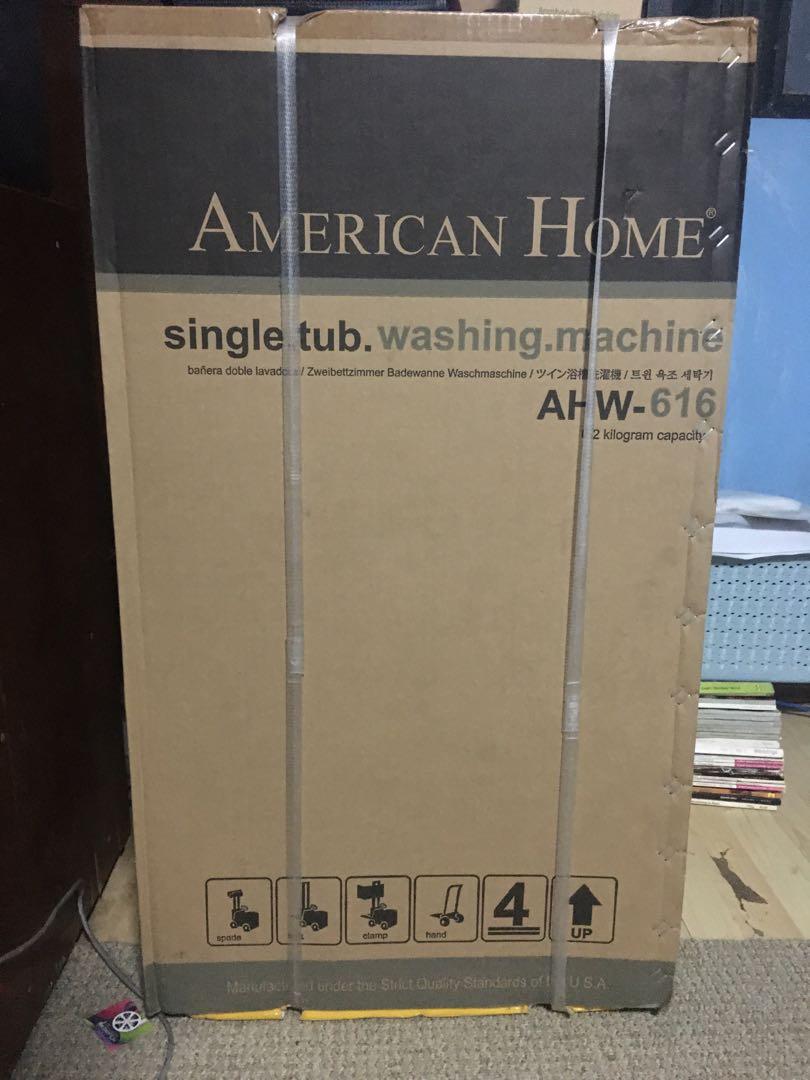 American Home Washing Machine AHW 616, TV & Home Appliances, Washing ...