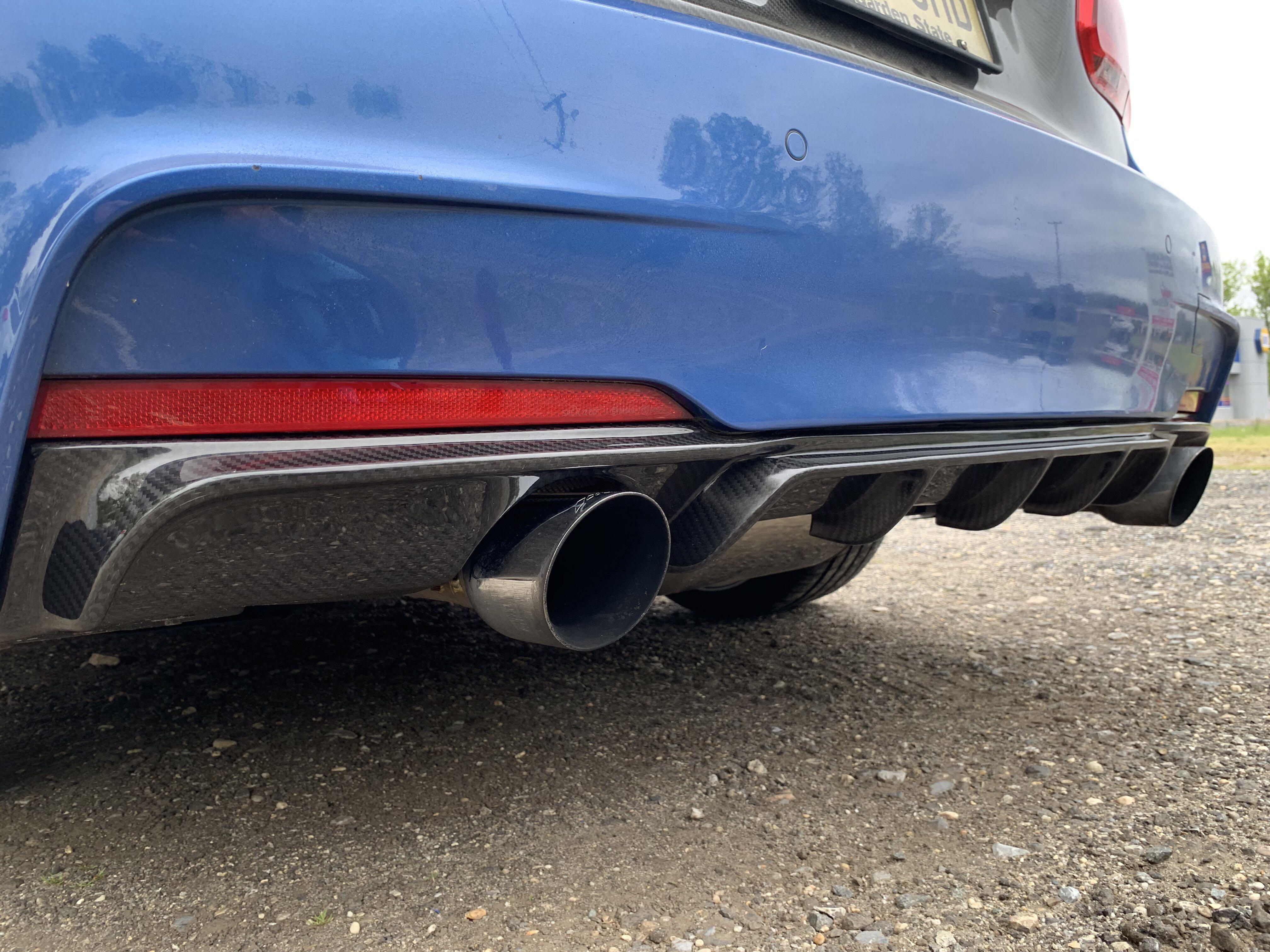 BMW F30 335i/340i M Performance carbon rear diffuser, Car Accessories ...