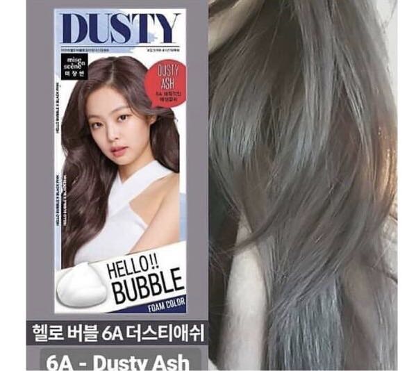 [BNIB] Dusty Ash - Mise En Scene Hello Bubble Foam Color (BlackPink ...