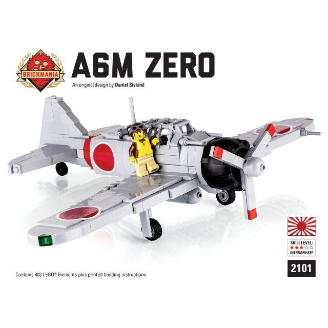Brickmania (LEGO®) A6M Zero Fighter MSIB, Hobbies & Toys, Toys & Games ...
