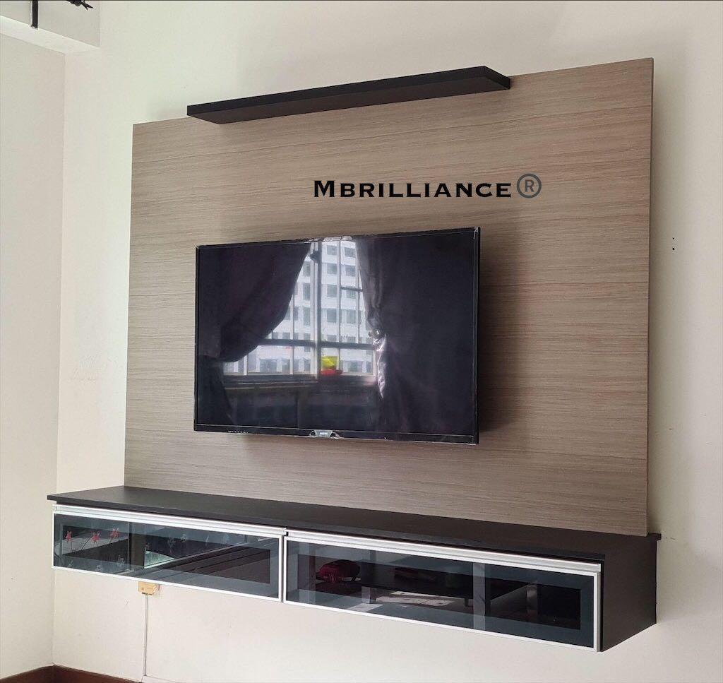 Built in tv console feature wall furniture , Furniture & Home Living ...