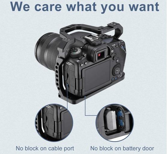 Canon 70D Rig, 80D Rig & 90D Rig + Top Handle, Photography, Cameras on ...