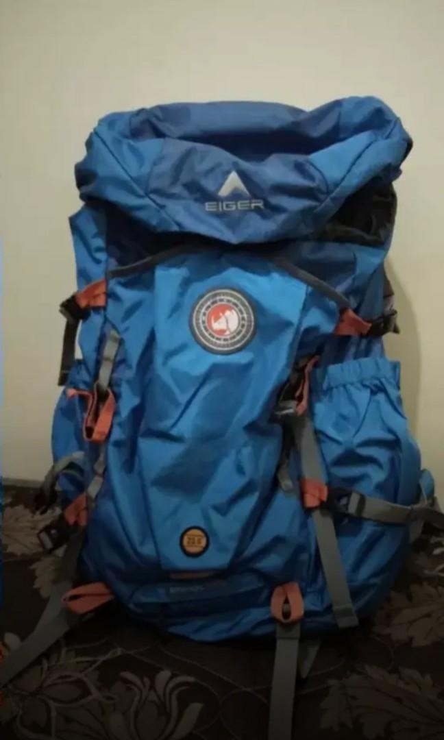 Carrier eiger rhinos, Fesyen Pria, Tas & Dompet , Ransel di Carousell