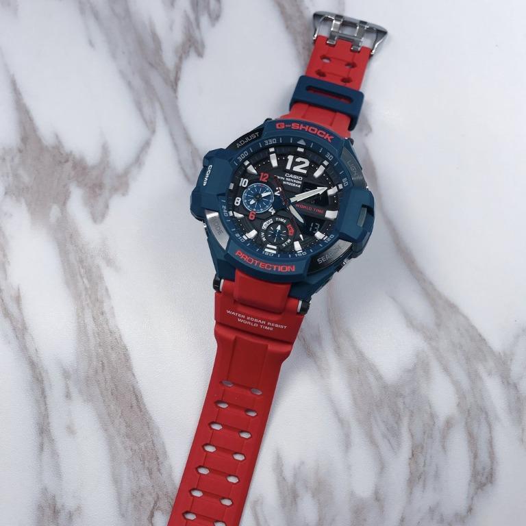 Casio G-Shock Gravitymaster GA1100-2A Men's Watch Twin Sensor Black ...