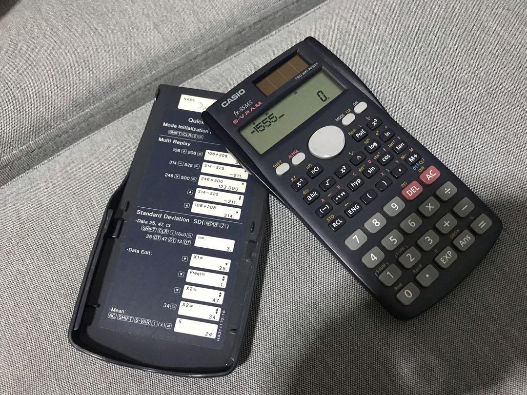 Casio Scientific Calculator fx-85, Hobbies & Toys, Books & Magazines ...