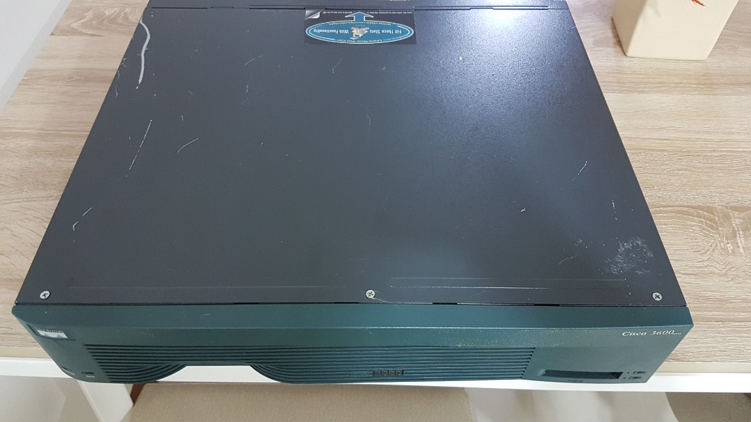 Cisco 3600 router, Computers & Tech, Parts & Accessories, Networking on ...