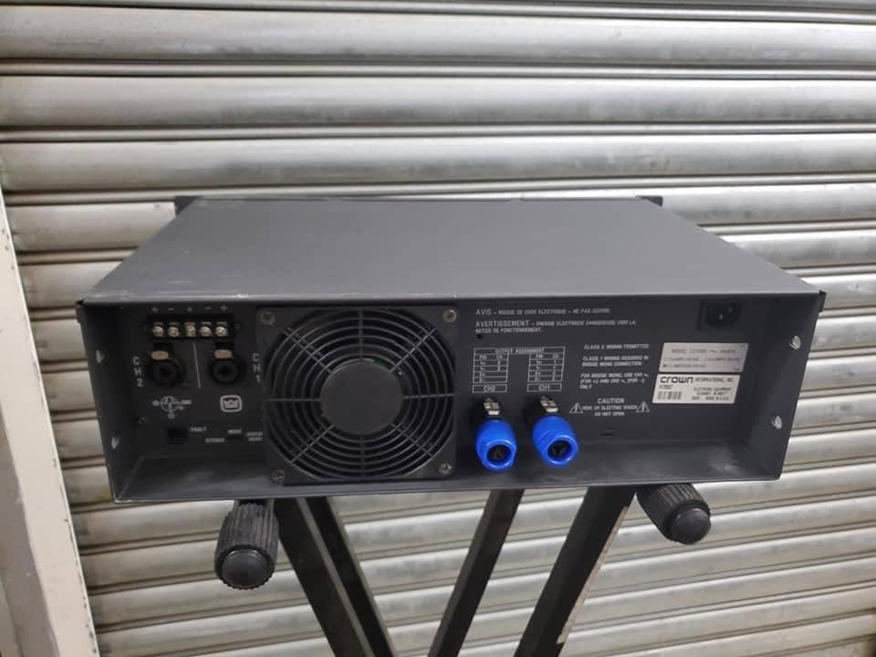 Crown CE-1000 Stereo Power Amplifier $2500, 音響器材, 可攜式音響設備 - Carousell
