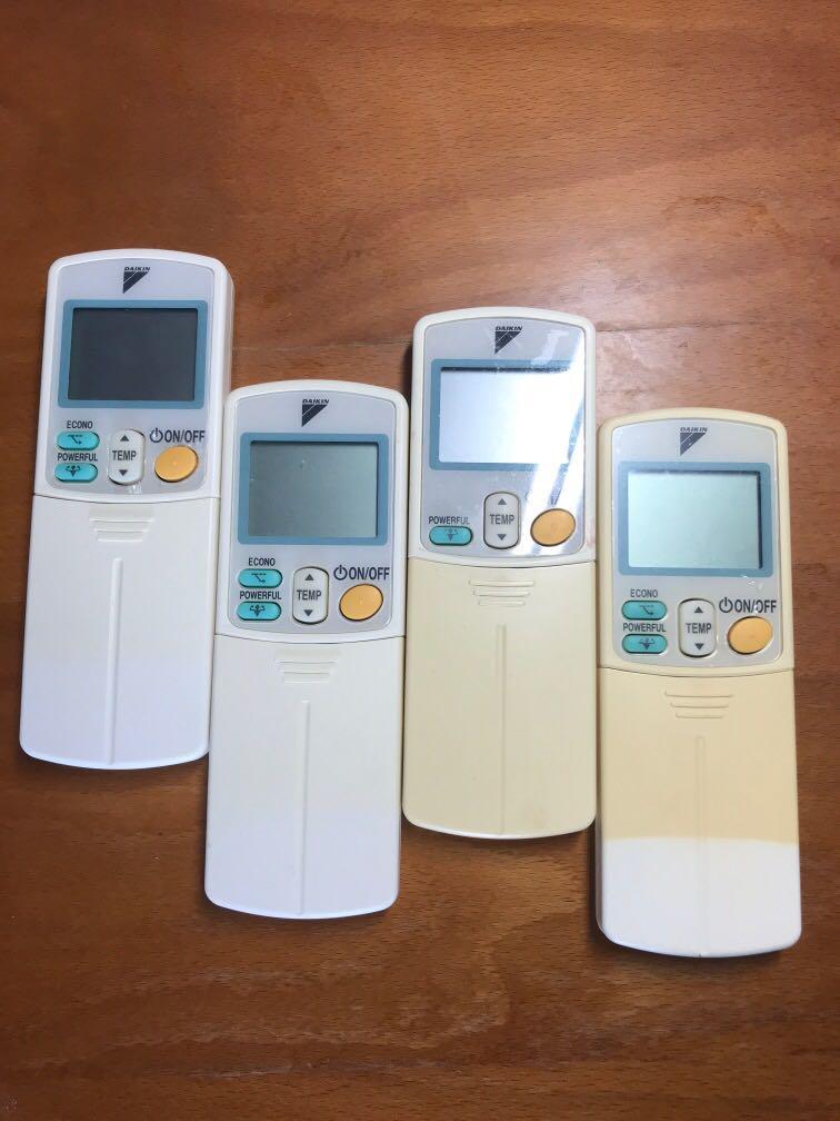 Daikin Aircon Remote Controller, TV & Home Appliances, Air Conditioners ...