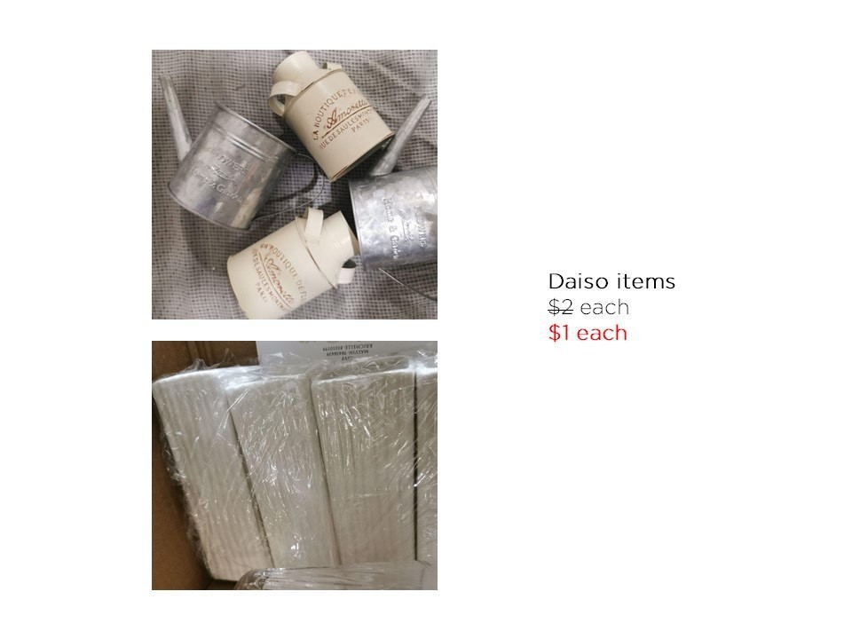 Daiso vase decor, Design & Craft, Others on Carousell