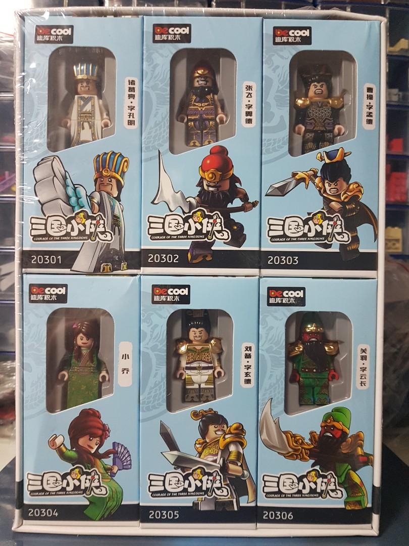 Decool 20301-12 Romance of Three Kingdoms Minifigures Set A & B (Lego ...