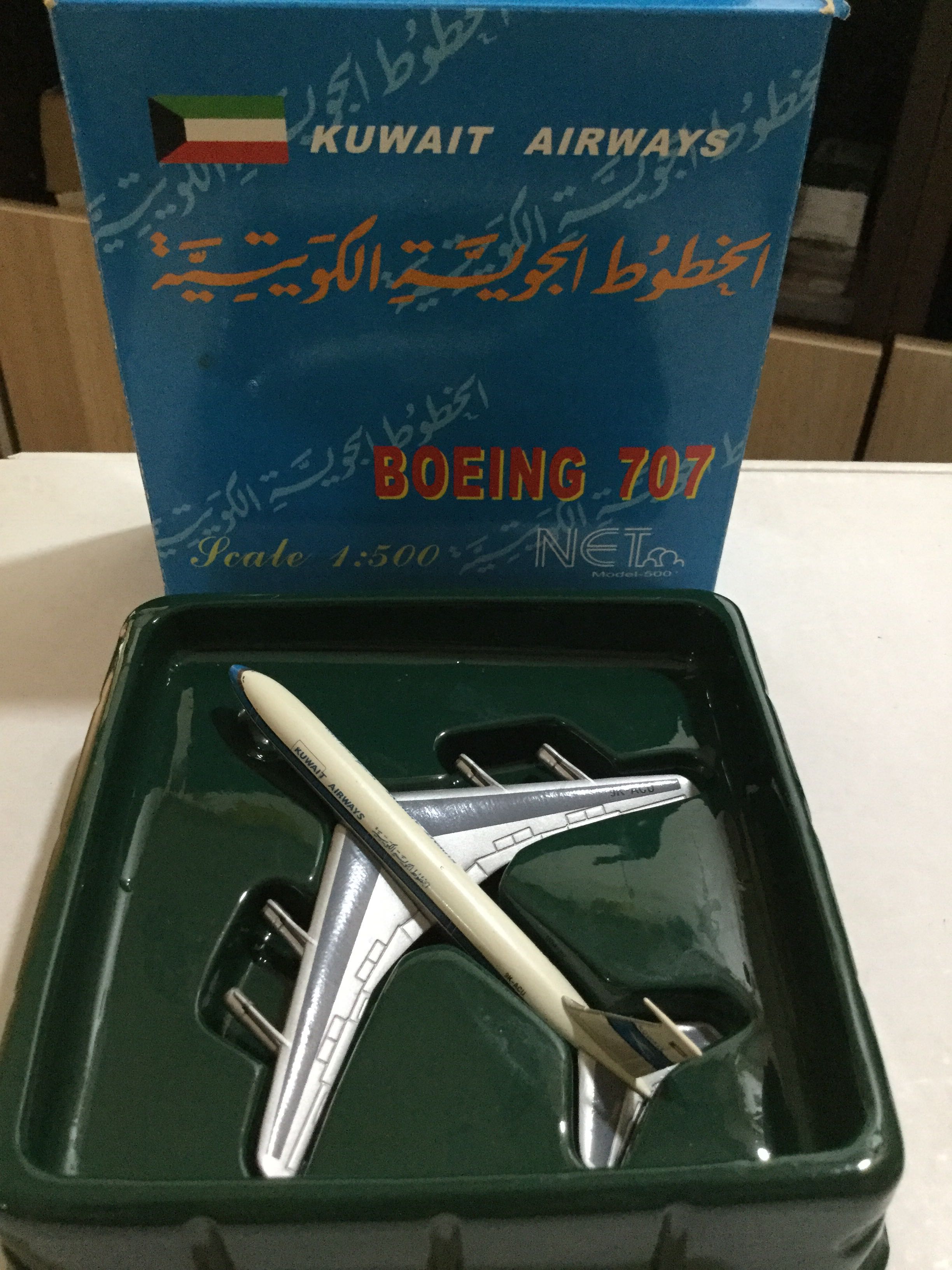 Diecast aircraft model Kuwait airways Boeing 707, Hobbies & Toys ...