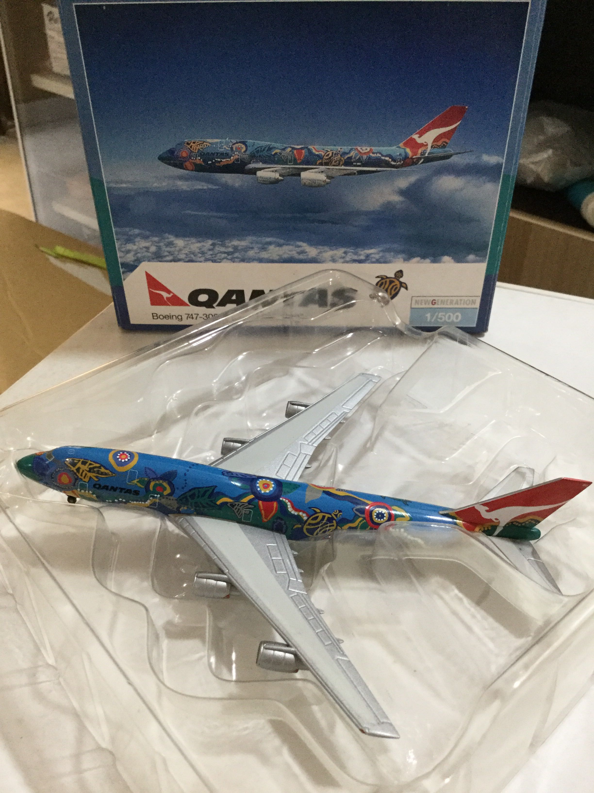 Diecast aircraft model Qantas Nalanji Dreaming , Hobbies & Toys ...