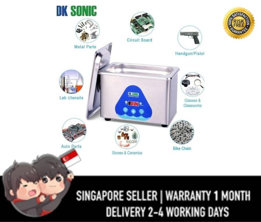 DK SONIC Ultrasonic Cleaner 700mL 42KHz Sonic Cleaner with Digital ...